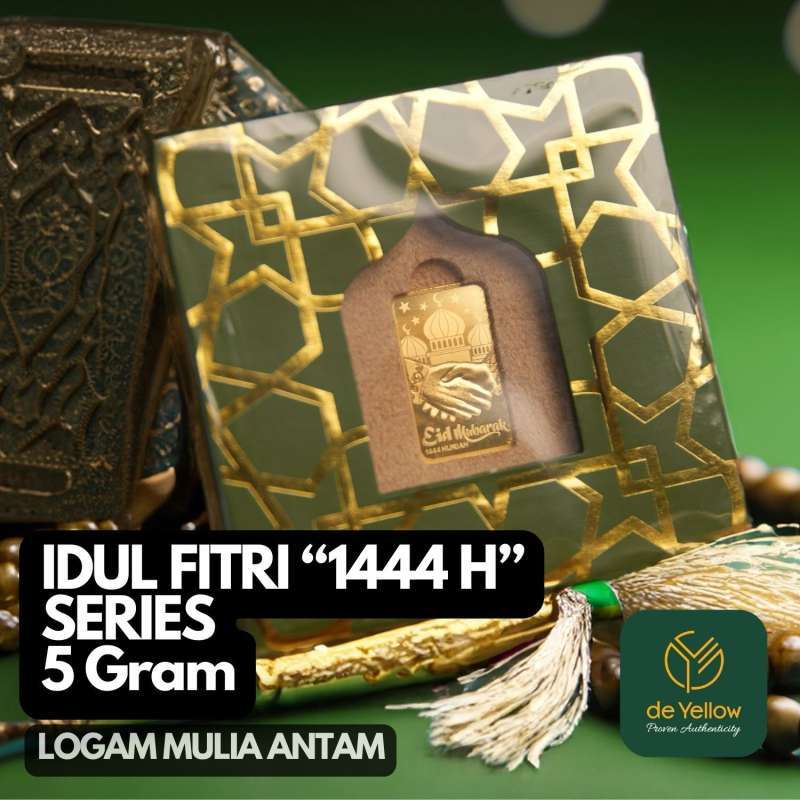 Jual Lm Emas Antam Edisi Idul Fitri 1444 H 5 Gram Di Seller De Yellow ...