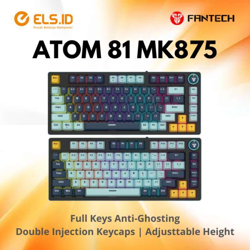 Jual Fantech Atom 81 Mizu Mk875 V2 Keyboard Gaming Mechanical - Navy ...
