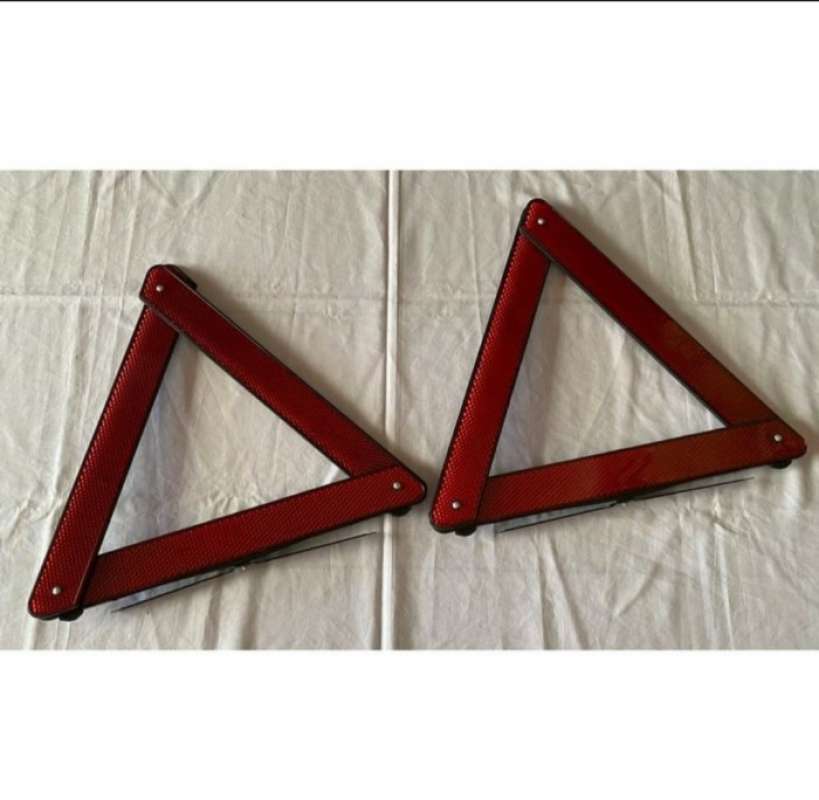 Promo Baru Red Triangle Warning Reflector Safety Stop Sign Reflector ...
