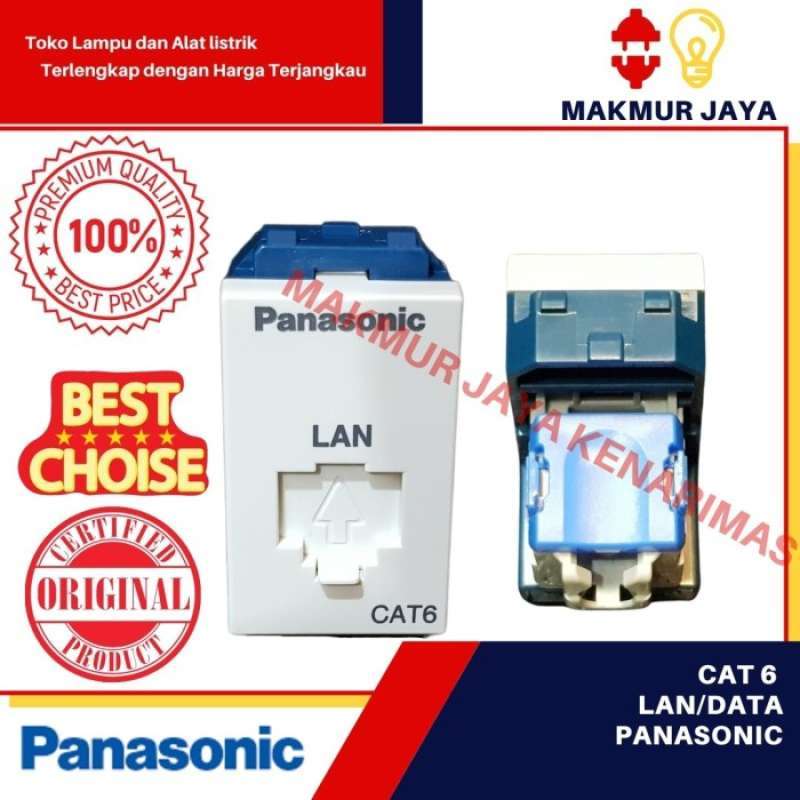 Promo Oultet Data Cat6 Panasonic/modular Jack Panasonic Cat.6/ Data Lan ...