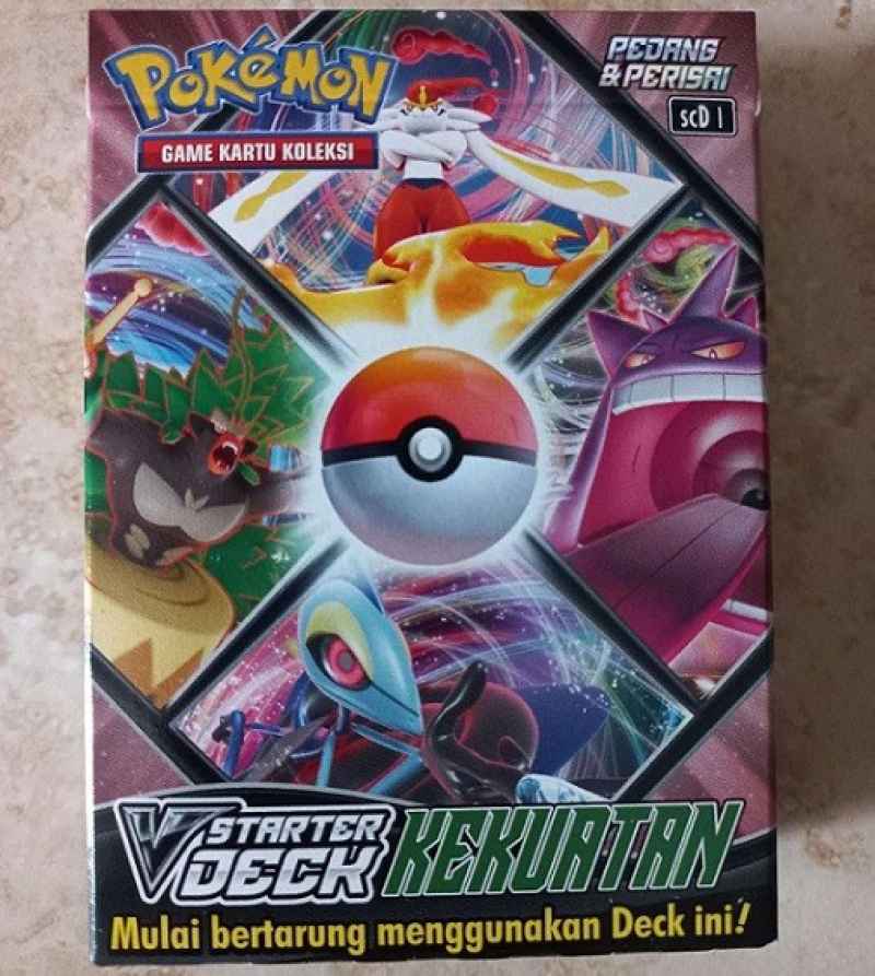 Promo Kartu Pokemon Tcg V Starter Deck Kekuatan Scd Pedang Perisai Indonesia Diskon 23% Di ...