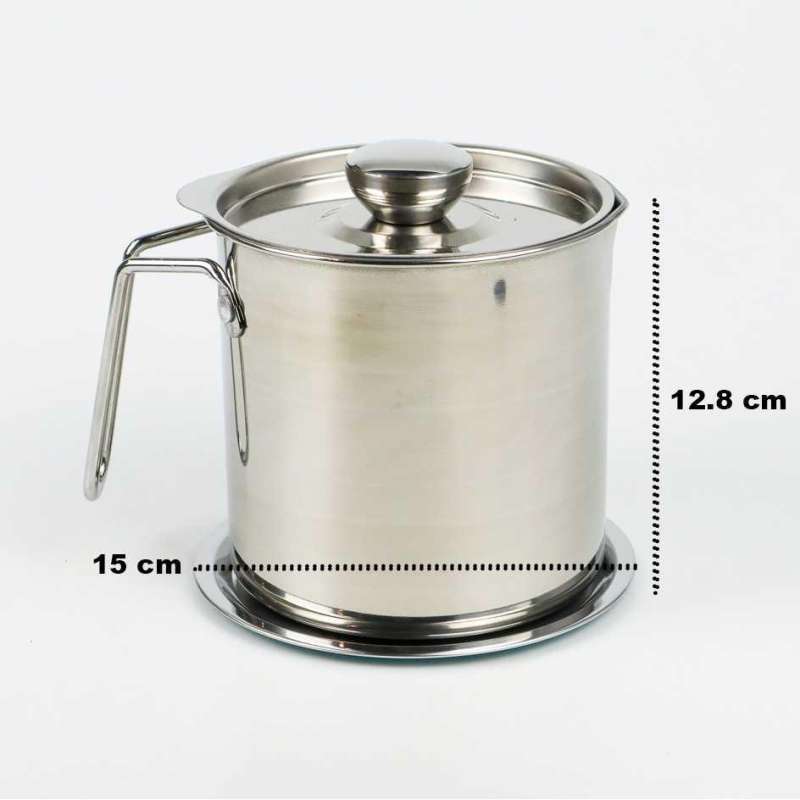 Jual Ishowtienda Panci Saringan Minyak Oil Strainer Pot 1.6l Asas13 ...