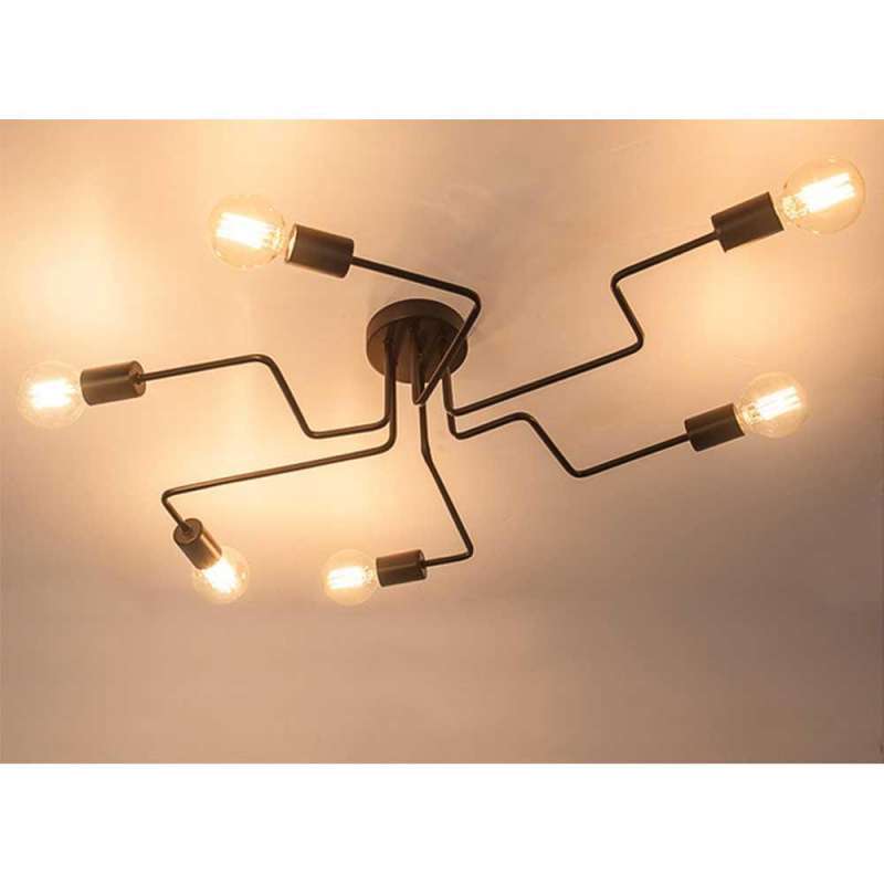 Jual Butelive Fitting Lampu Plafon Led Minimalis Retro Nordic E27 Bt260 ...