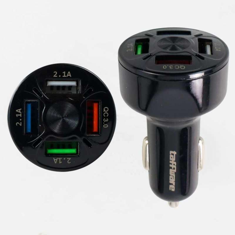Jual Car Charger Mobil Usb 4 Port Qc3.0 35w 7a Bk-358 Charging Adapter ...