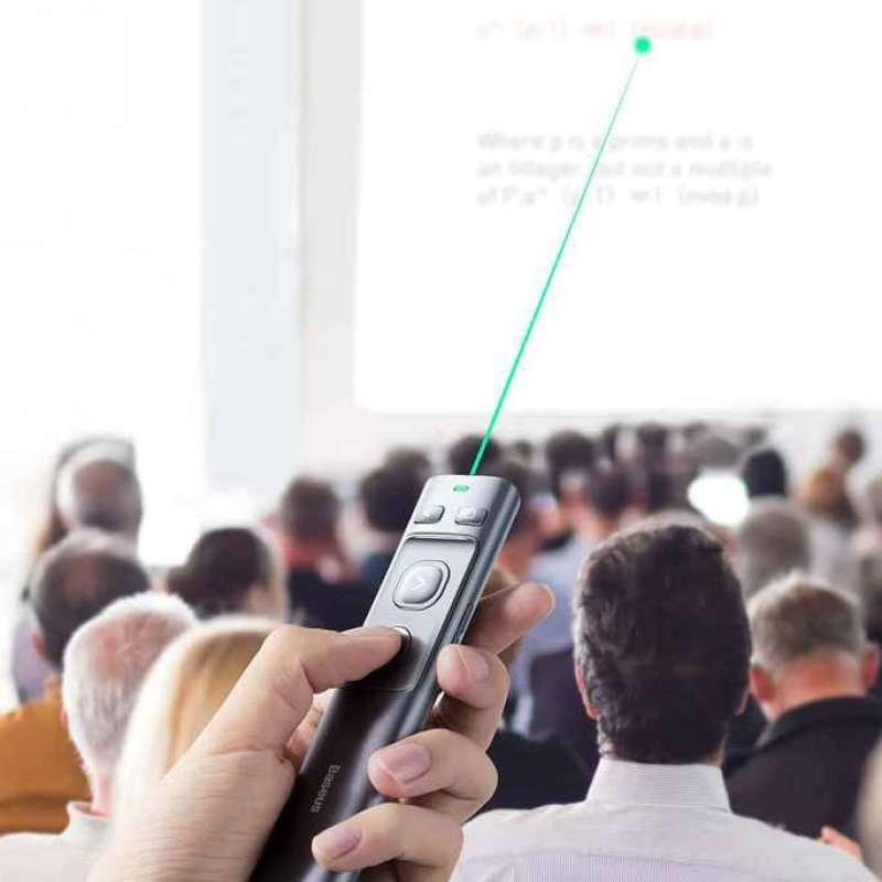 Jual Wireless Laser Presenter Rechargeable Green Pointer Wkcd010013 ...