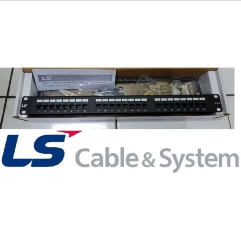 Promo Patch Panel 24 Port Ls Lengkap Modular Jack Cat 6 Diskon 23% Di ...