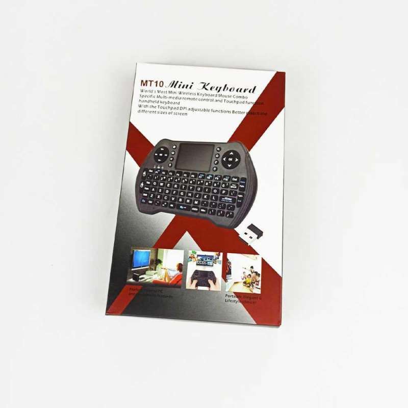 Jual Keyboard Mini Wireless 2.4ghz Rechargeable With Touchpad Mt10 ...