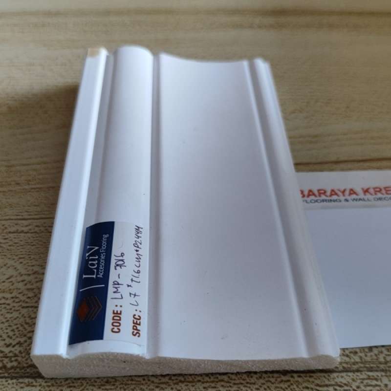 Promo Laiv Wall Moulding List Profile Dinding Bahan Pvc 2,4m - Bulat 2 ...