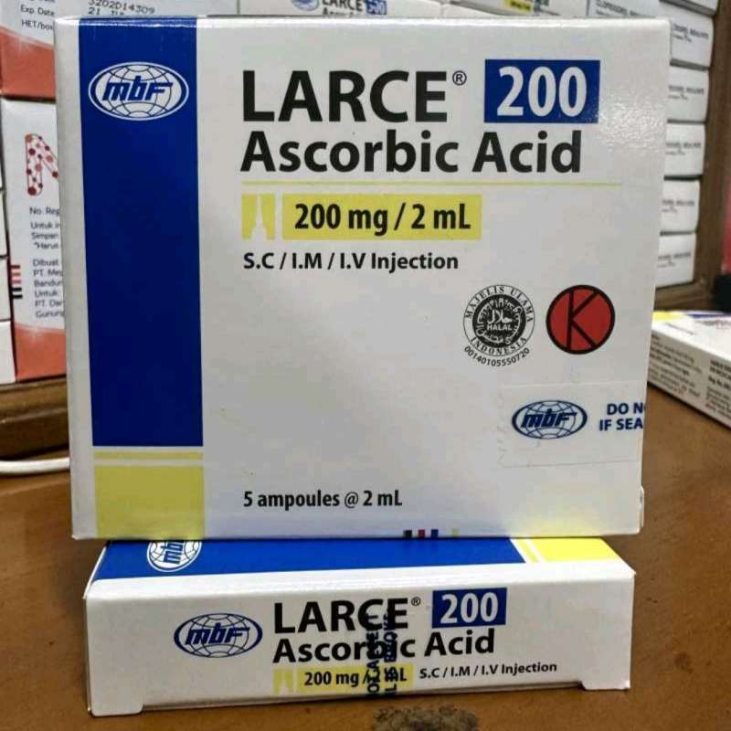Ascorbic Acid Injeksi 200 Mg Lengkap Harga Terbaru Mei 2024 | Blibli