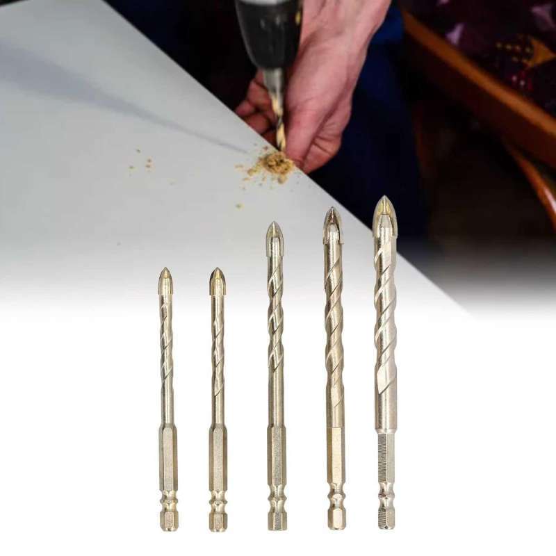 Jual Justinlau Mata Bor Tungsten Carbide Cross Hex Tile Drill Bit Fm3 ...