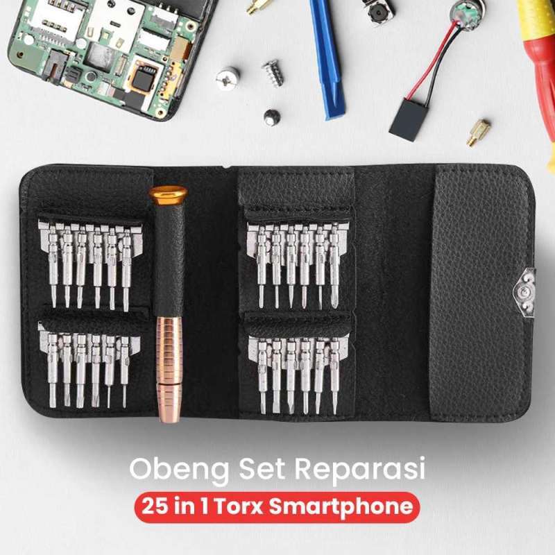 Jual Obeng Set Reparasi 25 In 1 Torx Smartphone Ma313z Palu Batu Tablet ...