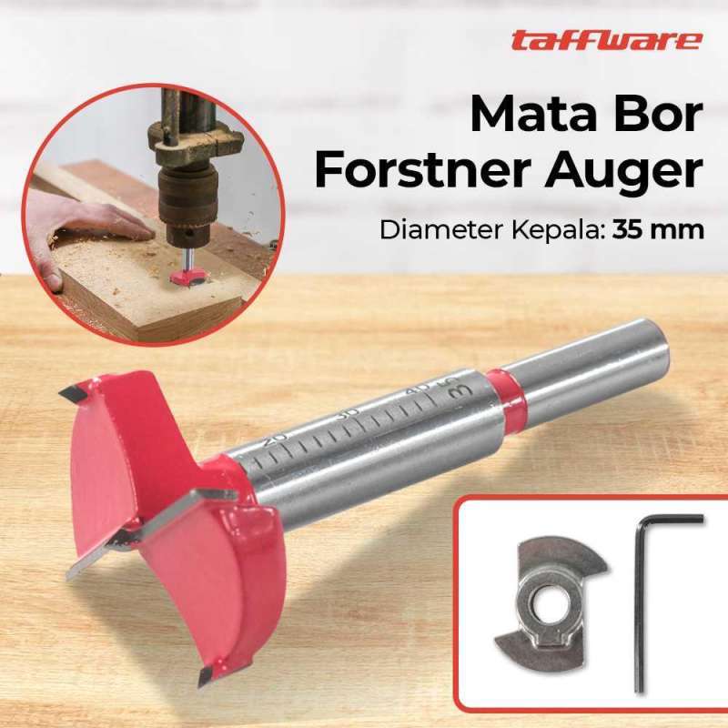 Jual Mata Bor Forstner Auger Drill Bit Wooden Tool 35mm Din-7483 Bor ...