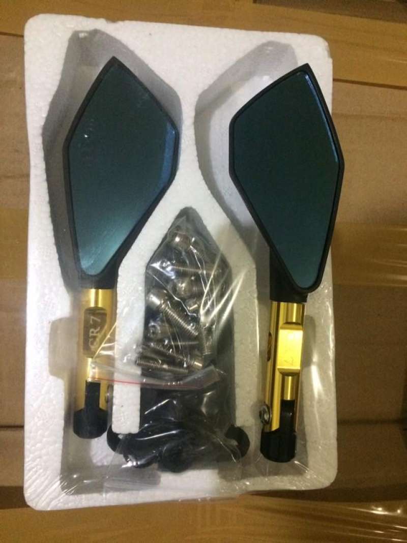 Jual Spion Tomok Cnc Rizoma Kaca Biru Universal Warna Gold Di Seller ...