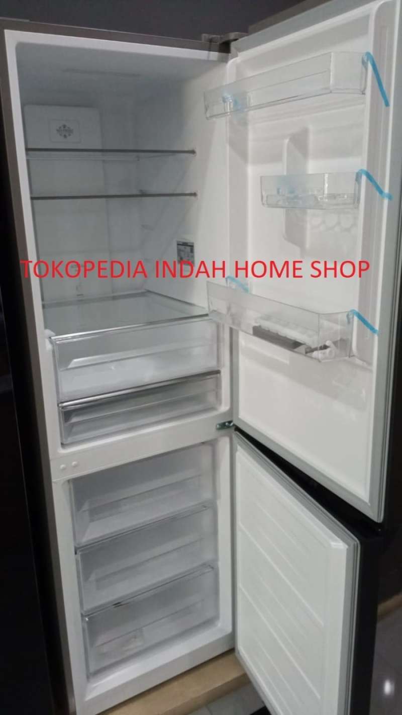 Promo Modena Argento - Rf 2335 S Kulkas 2 Pintu Bottom Freezer 315 L ...