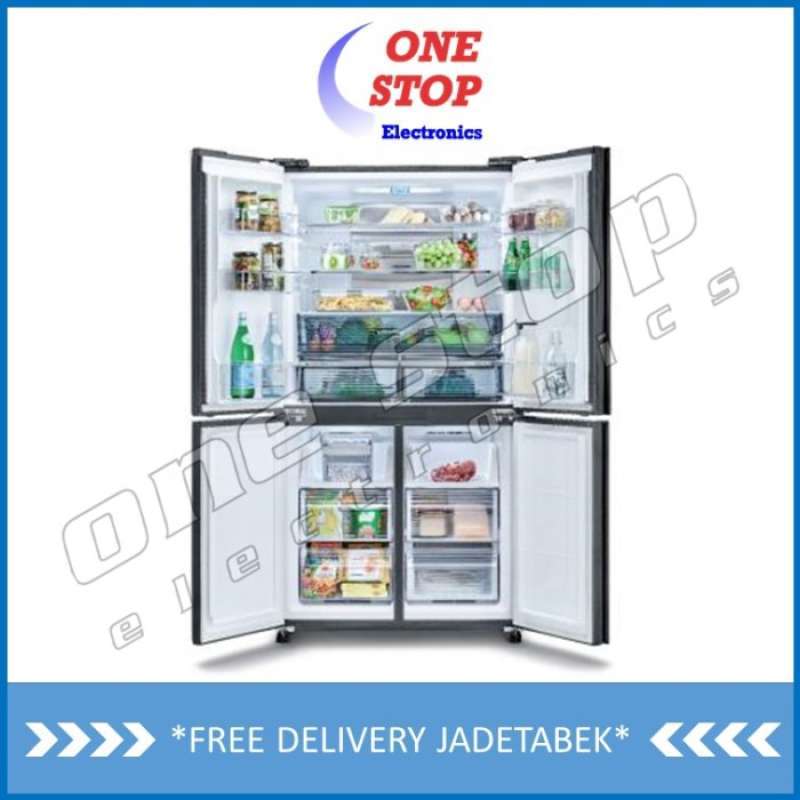 Jual Sharp Sj-if85pm-ds Kulkas Multi Door Queen Series 590 L / 520 L Di Seller Gansirsa ...