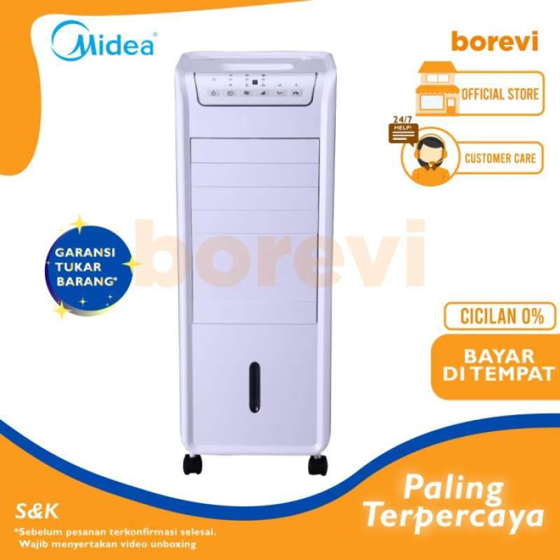 Promo Midea 100 Ab Air Cooler Portable 6 Liter Remote Ac100ab 100ab 100a B Diskon 23% Di Seller ...
