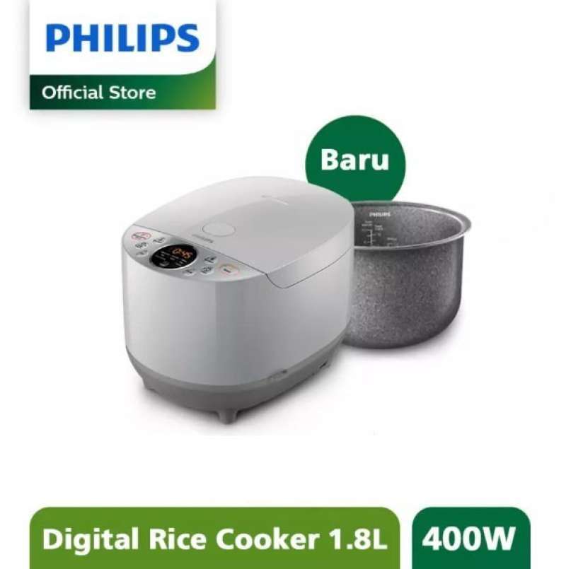 Promo Rice Cooker Digital Hd4515/91 Kapasitas 1.8 Liter 18 Menu - Abu2 ...
