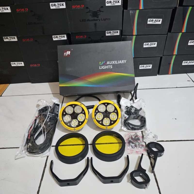 Promo Lampu Fog Lamp 5 Led Gold Runway Light Spot 50watt Gr50x Frame ...