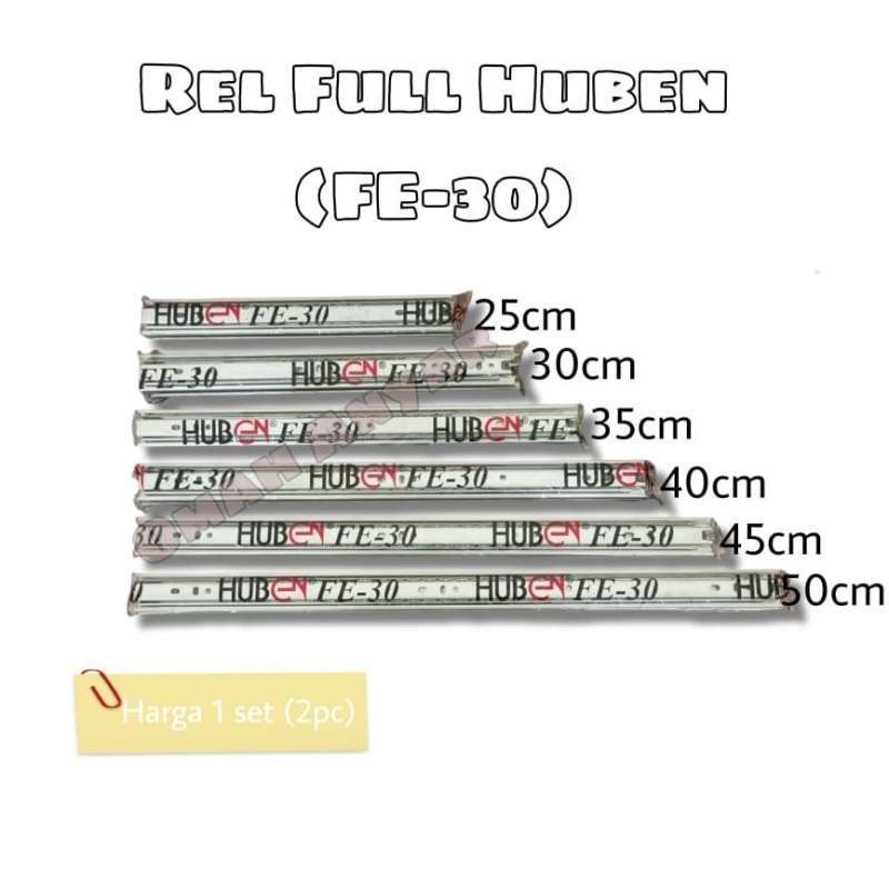 Jual Rel Full Huben Fe 30mm 1 Dus 25 Set - 30mm 35cm Dus Di Seller Omah ...