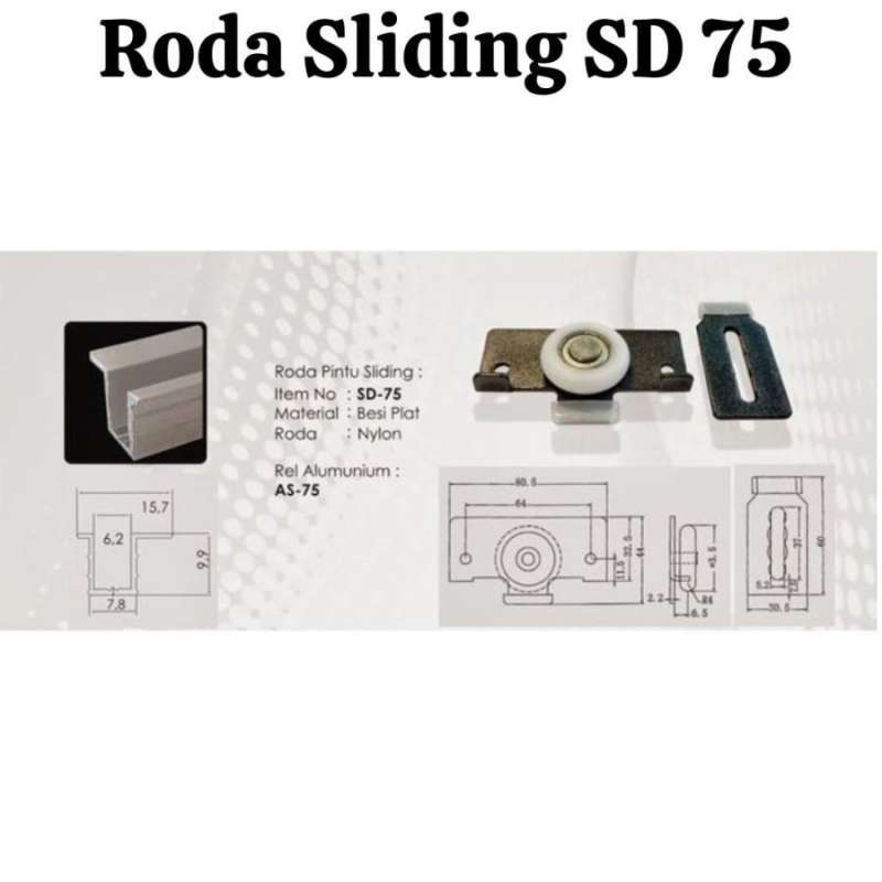 Jual Roda Sliding Huben Sd 31-41 U/lemari Sliding Di Seller Omah Anyar ...