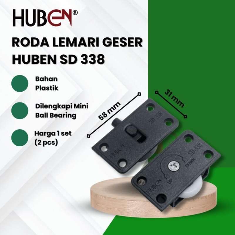 Jual Roda Sliding Huben Sd 31-41 U/lemari Sliding Di Seller Omah Anyar ...