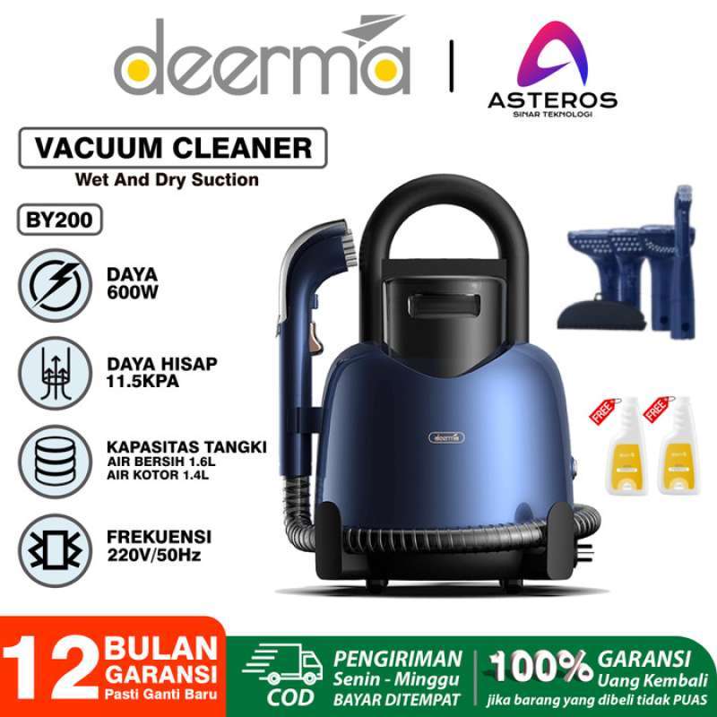 Promo Deerma Vx20 Wet And Dry Smart Vacuum Cleaner Dual Shaft Penyedot ...