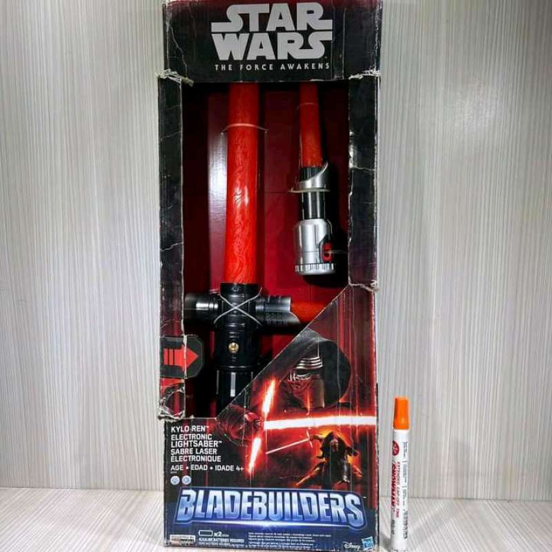 Jual Mainan Saber Bladebuilders Kylo Ren Ligth Saber Rey Starkiller ...