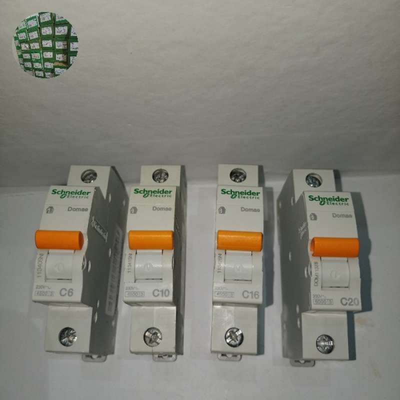 Promo Schneider Mcb 1 Phasa 6a 10a 16a 20a (4,5 Ka) Diskon 50% Di Seller Selera_kita Store ...