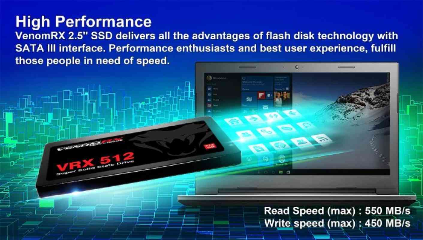 Jual Ssd Venomrx Super 2,5 Sata Vrx 128gb/256gb/512gb/1tb, Ukuran 512gb ...