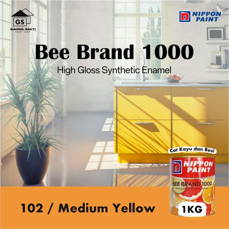 Promo Nippon Bee Brand 1000 High Gloss / Cat Kayu & Besi 0,9ltr - 102 ...