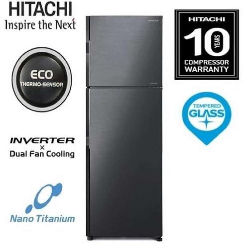 Promo Kulkas 2 Pintu Inverter Hitachi R-v40pgd8 Bsl Adik R-v48pgd8 Diskon 2% Di Seller Gansirsa ...