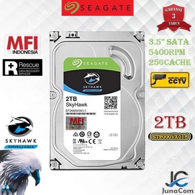 Promo Seagate Pc Skyhawk 2tb 3.5 Hdd/ Hd/ Hardisk/ Harddisk Internal Cctv Diskon 23% Di Seller ...