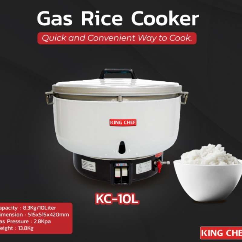 Promo Rice Gas Cooker King Chef 10 Ltr Diskon 5% Di Seller Gansirsa ...