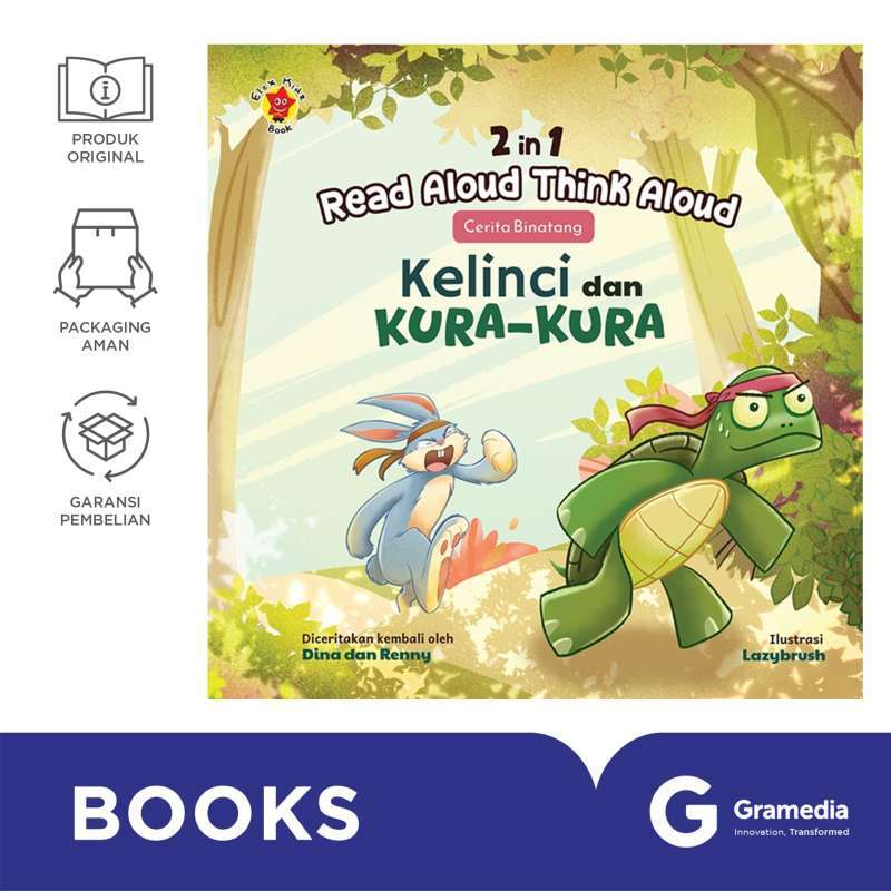 Jual 2 In 1 Read Aloud, Think Aloud Cerita Binatang: Kelinci Dan Kura ...