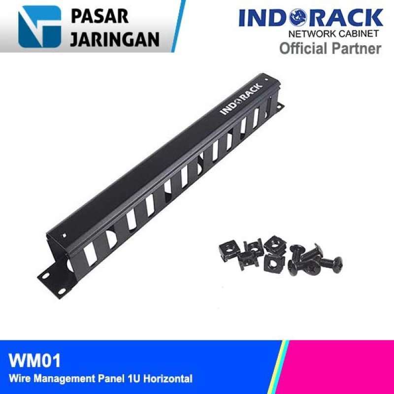 Promo Indorack Wire Management 1u Wm01 - Hzontal Cable Wiring Rack Server Diskon 23% Di Seller ...