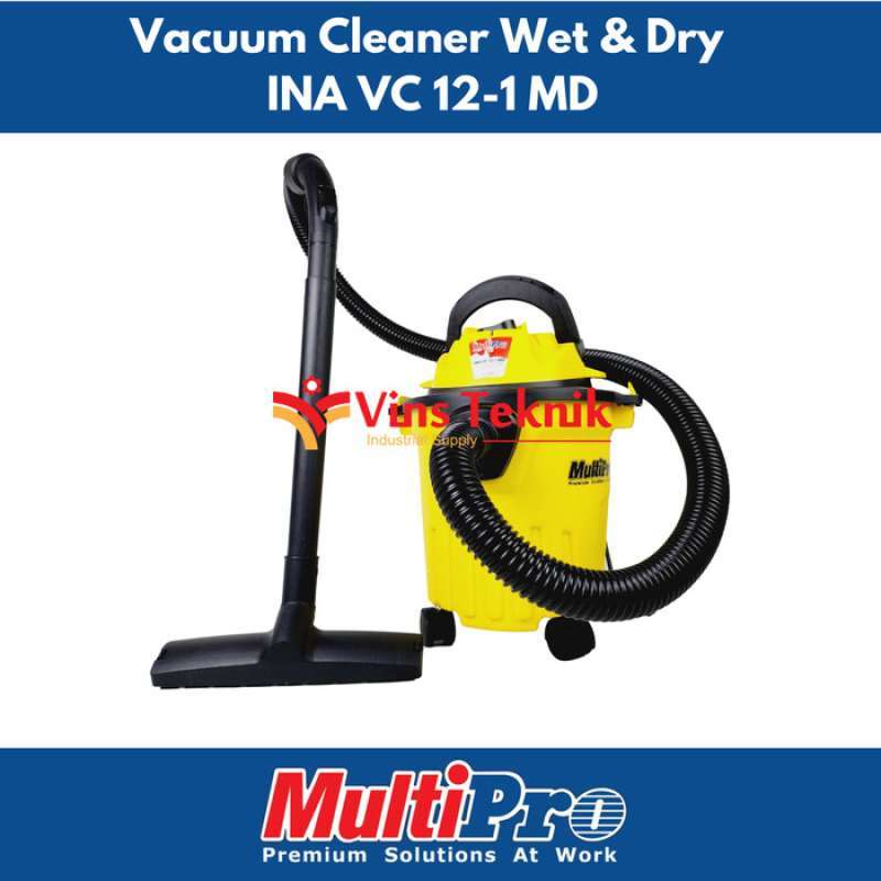 Promo Mesin Pengisap Debu 12 L Vacuum Cleaner Multipro Ina Vc12-1 Md Wet Dry Diskon 16% Di ...