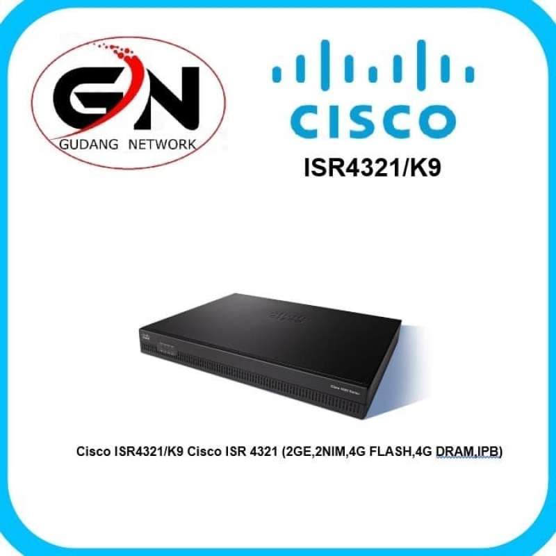 Promo Cisco Isr4321/k9 Cisco Isr 4321 (2ge,2nim,4g Flash,4g Dram,ipb ...
