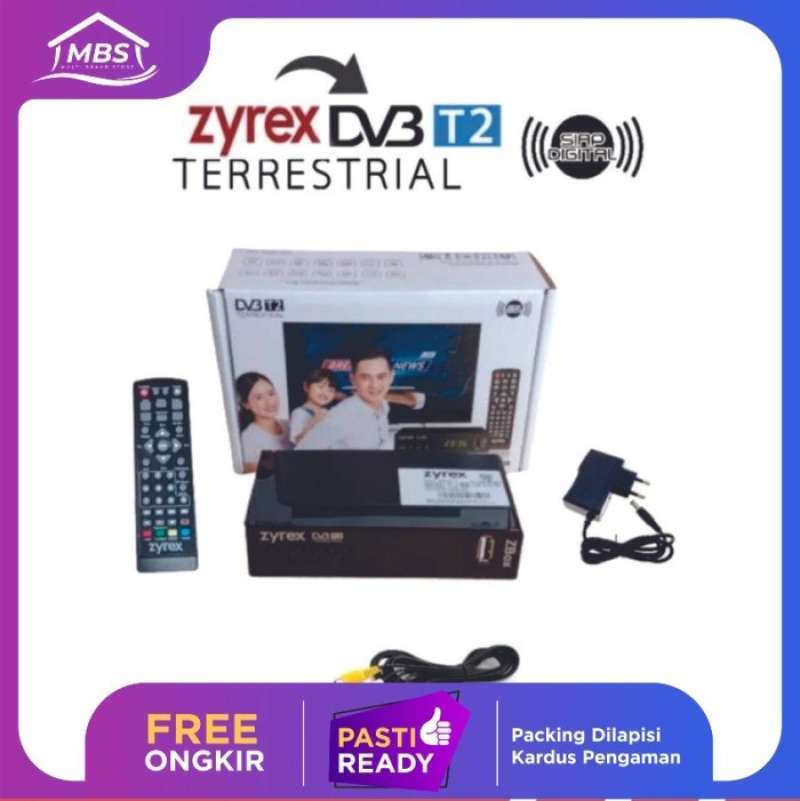Promo Set Top Box Tv Digital Stb Zyrex Dvb T2 Resmi Kominfo Dan Sni ...