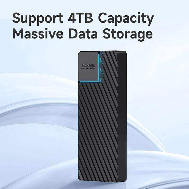 Jual Hagibis Usb 4.0 40gbps M.2 Nvme Ssd Enclosure With Thunderbolt 4/3 ...