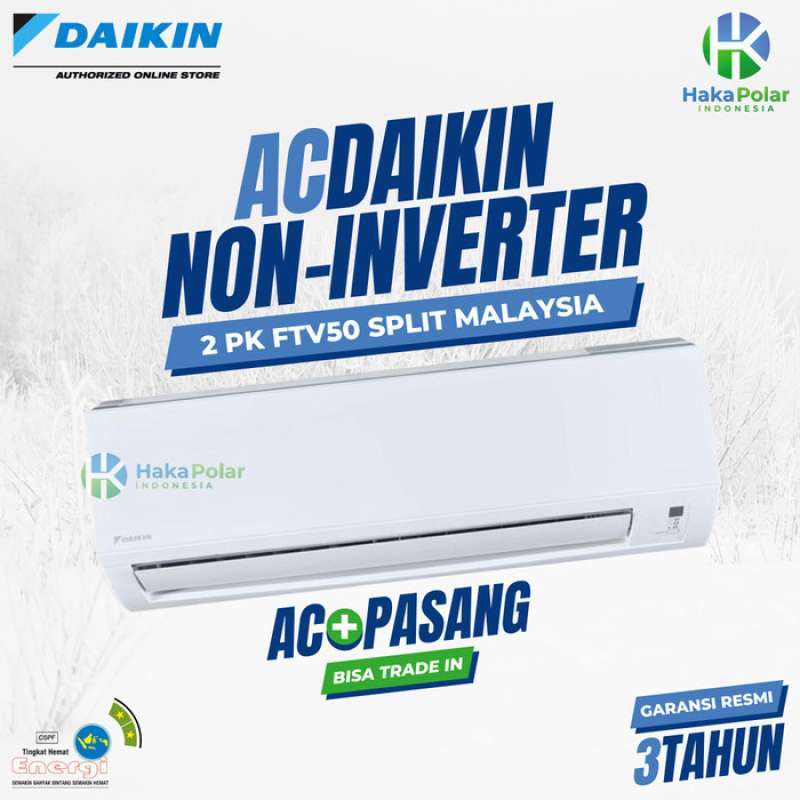 Promo Ac Daikin 2 Pk Malaysia Ftv50 Termasuk Pemasangan Low Watt Diskon ...