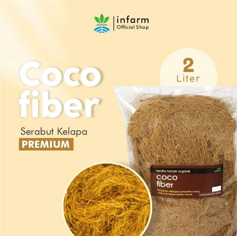 Jual Infarm - Cocofiber Media Tanam Sabut Serabut Kelapa 2,5 Liter Di ...