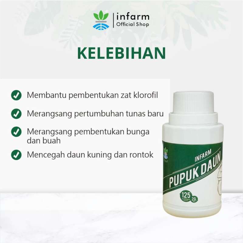 Promo Infarm Pupuk Daun Suplemen Kesuburan Daun Tanaman Diskon 25% Di ...