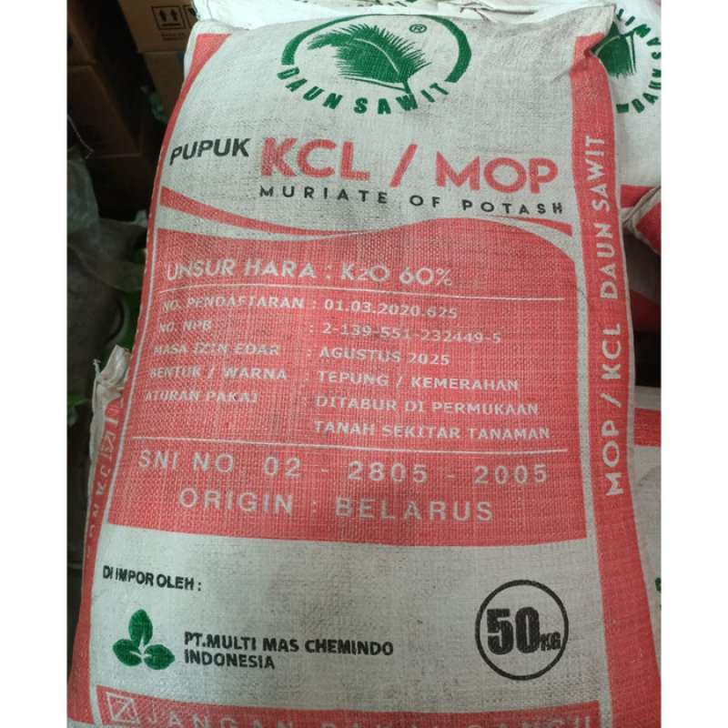Jual Pupuk Daun Sawit Kcl / Mop 50kg Di Seller Inti Pertanian - Sampali ...