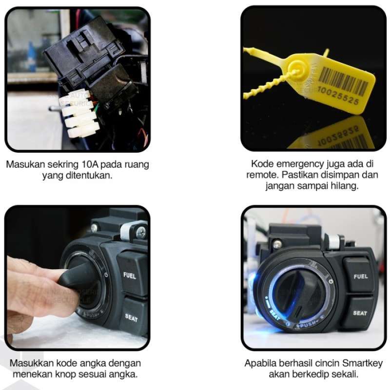 Promo Keyless Smartkey Mio Plus Alarm Plug N Play Resmi Nine Promo ...