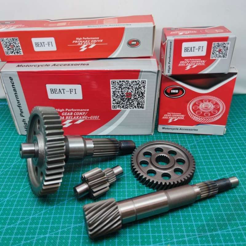 Promo Gigi Rasio As Poli Susun 1 Set Beat F1 Scoopy Fi Vario 110 Fi Imb ...