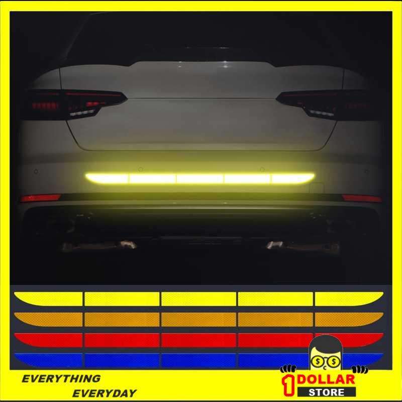 Jual $1 Nano Car Reflective Sticker Warning Strip Trunk Exterior [putih ...