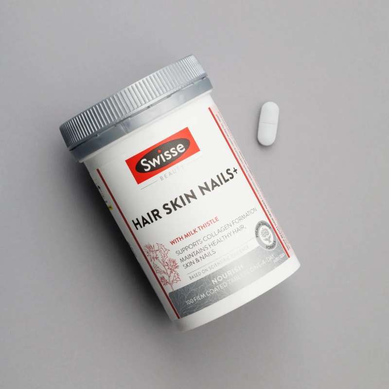 Promo Swisse Beauty Hair Skin Nails 30s - Multivitamin Suplemen & Vitamin Perawatan Rambut, Kuku ...