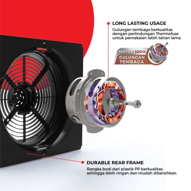 Promo Maspion Cef-25 Ceiling Exhaust/hexos/heksos Fan Plafon Ukuran 10 ...