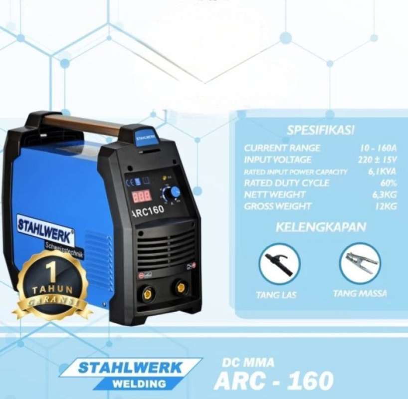 Promo Mesin Las Stahlwerk Arc-160 Mos Welding Machine Arc160 Diskon 23% ...