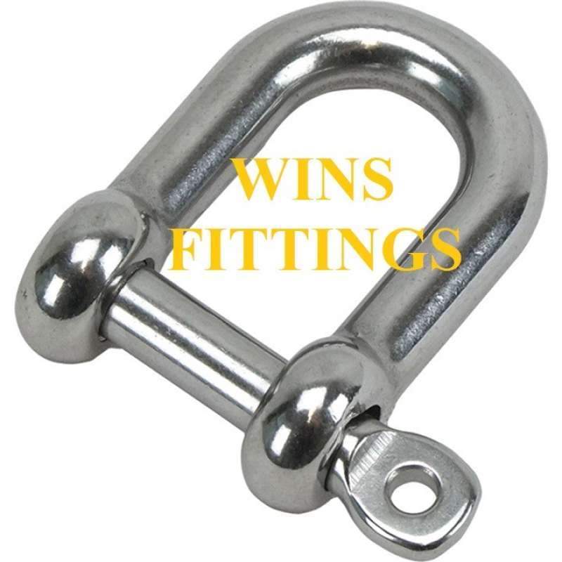 Jual Shackle D 16 Mm 5/8 Ss 304 Segel Dee Straight Rantai Screw Pin ...